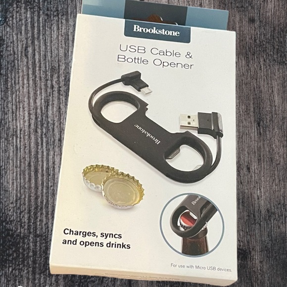 Brookstone | Office | Phone Charger Bottle Opener | Poshmark